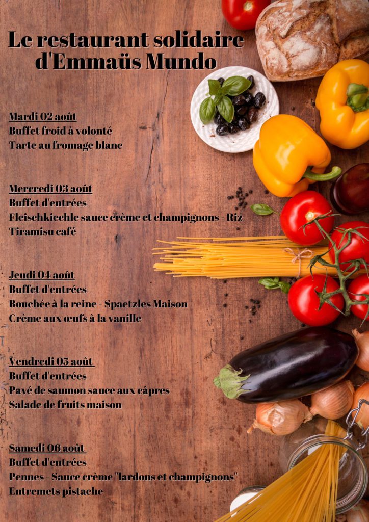 Le restaurant d'Emmaüs Mundo ouvre ses portes le 2 août 2022 - Emmaüs Mundo